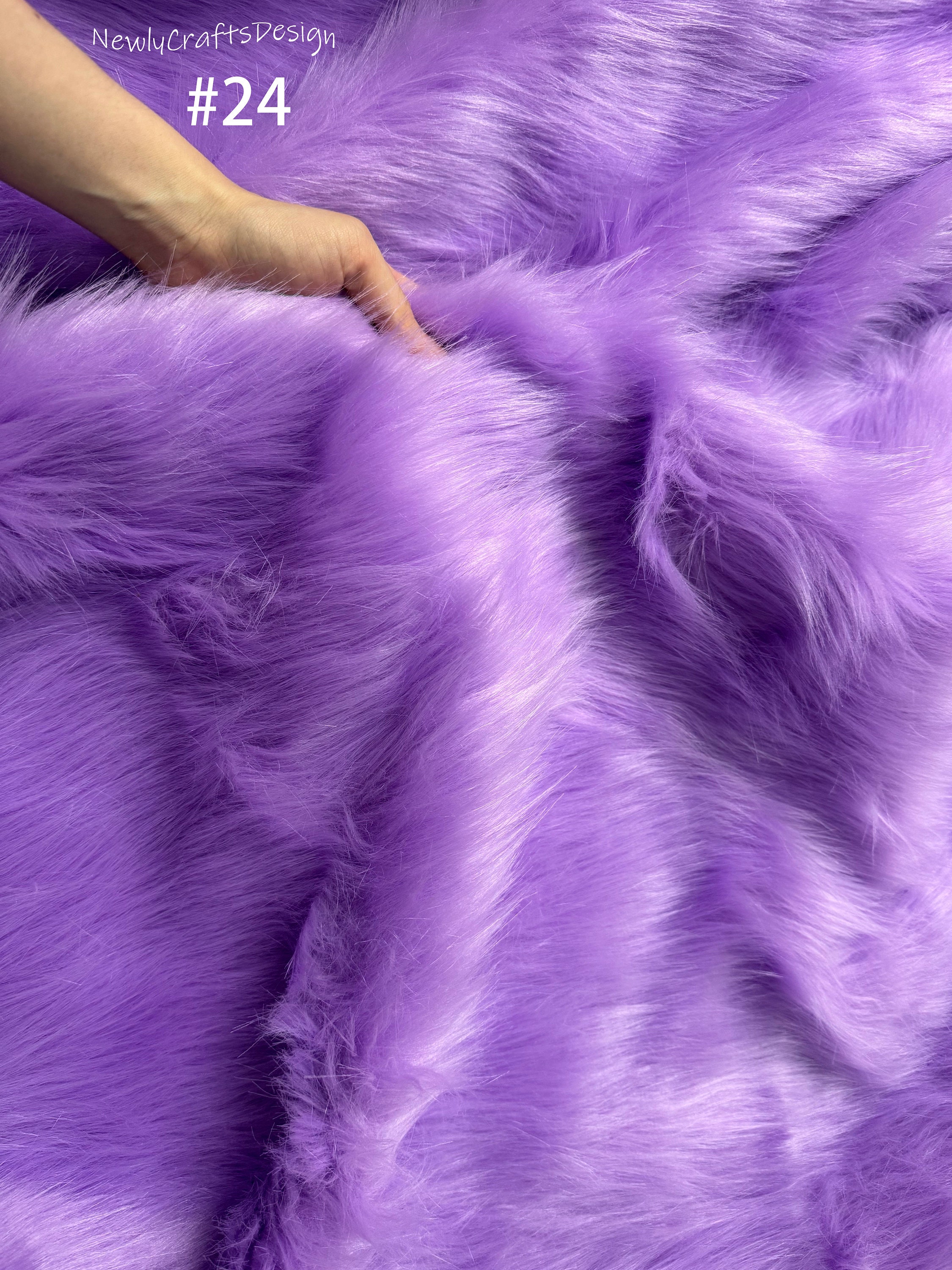 Luxurious Fox Fur Fabric,long Pile Plush Faux Fake Fur for Coat Collar ...