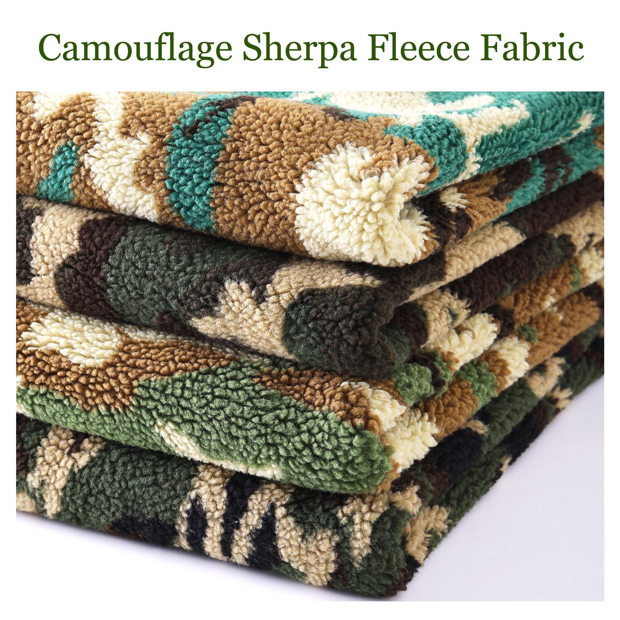Colorful Sherpa Fleece Camouflage Plush Lamb Wool Faux Fur - Etsy