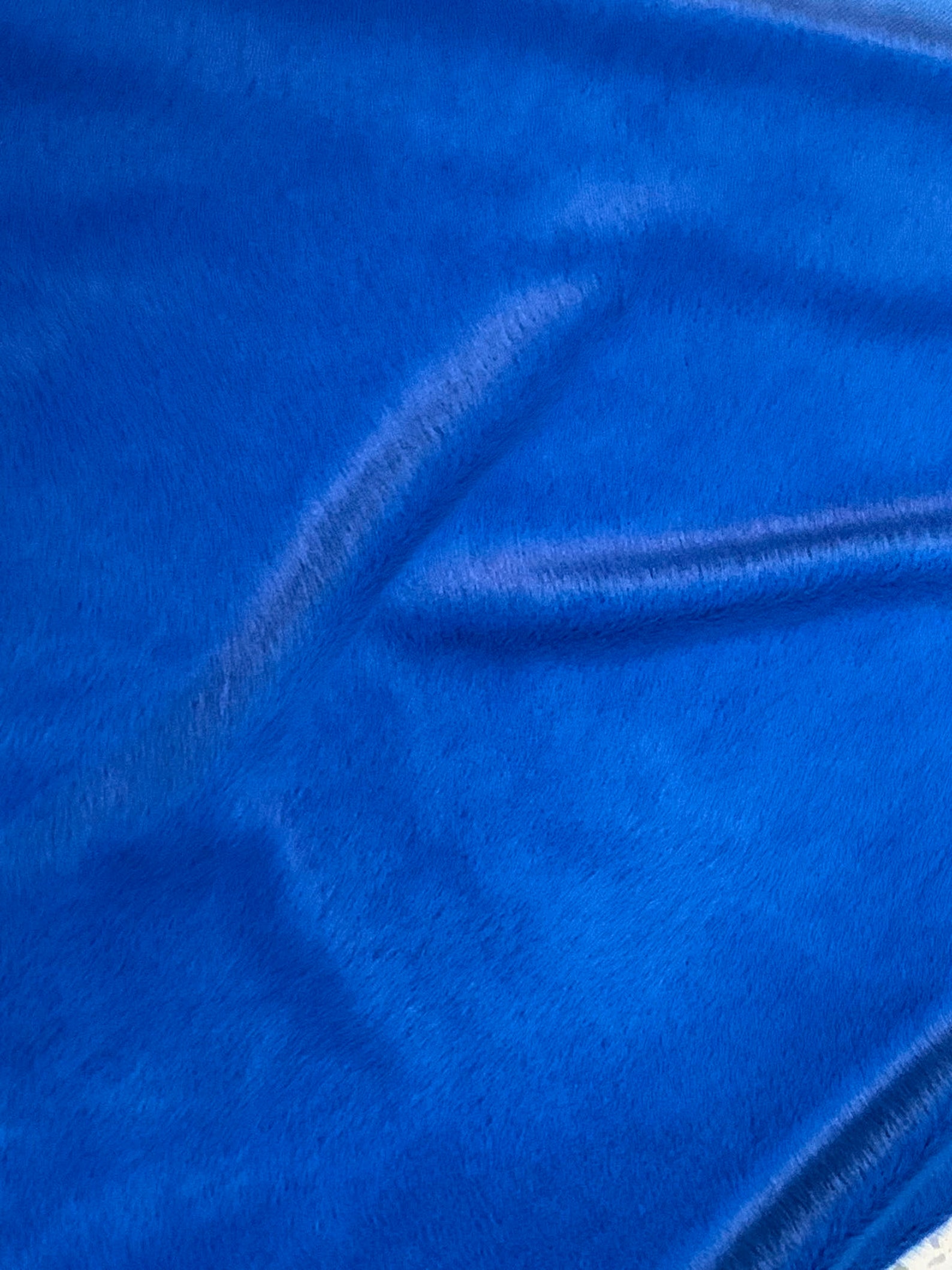 Faux Minky Fur,royal Blue Faux Fur Fabric,ultra Soft Furry Fursuit ...