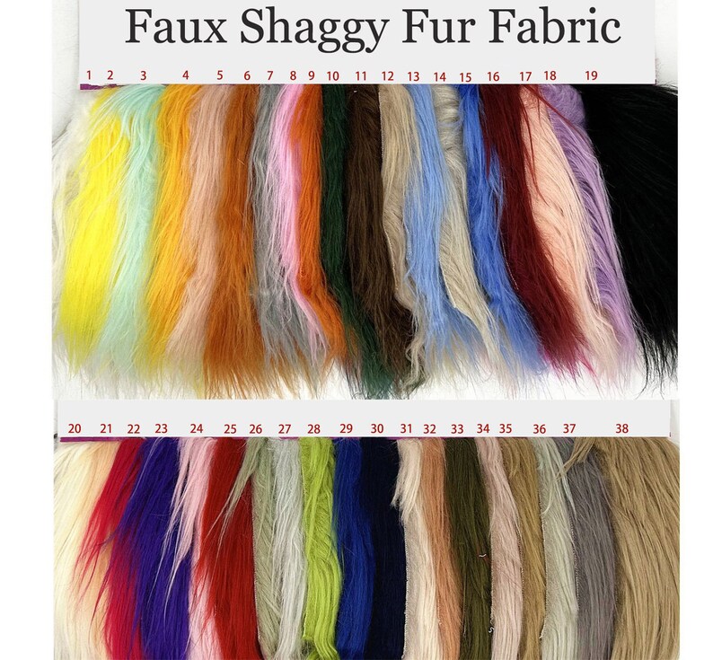 Solid Shaggy Faux Fur Fabricsuper Long Pile Furgreen Fun Fur - Etsy