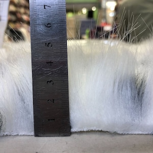 Jacquard Faux Fur Fabric,fluffy Spotted Husky Printed Long Pile Plush ...