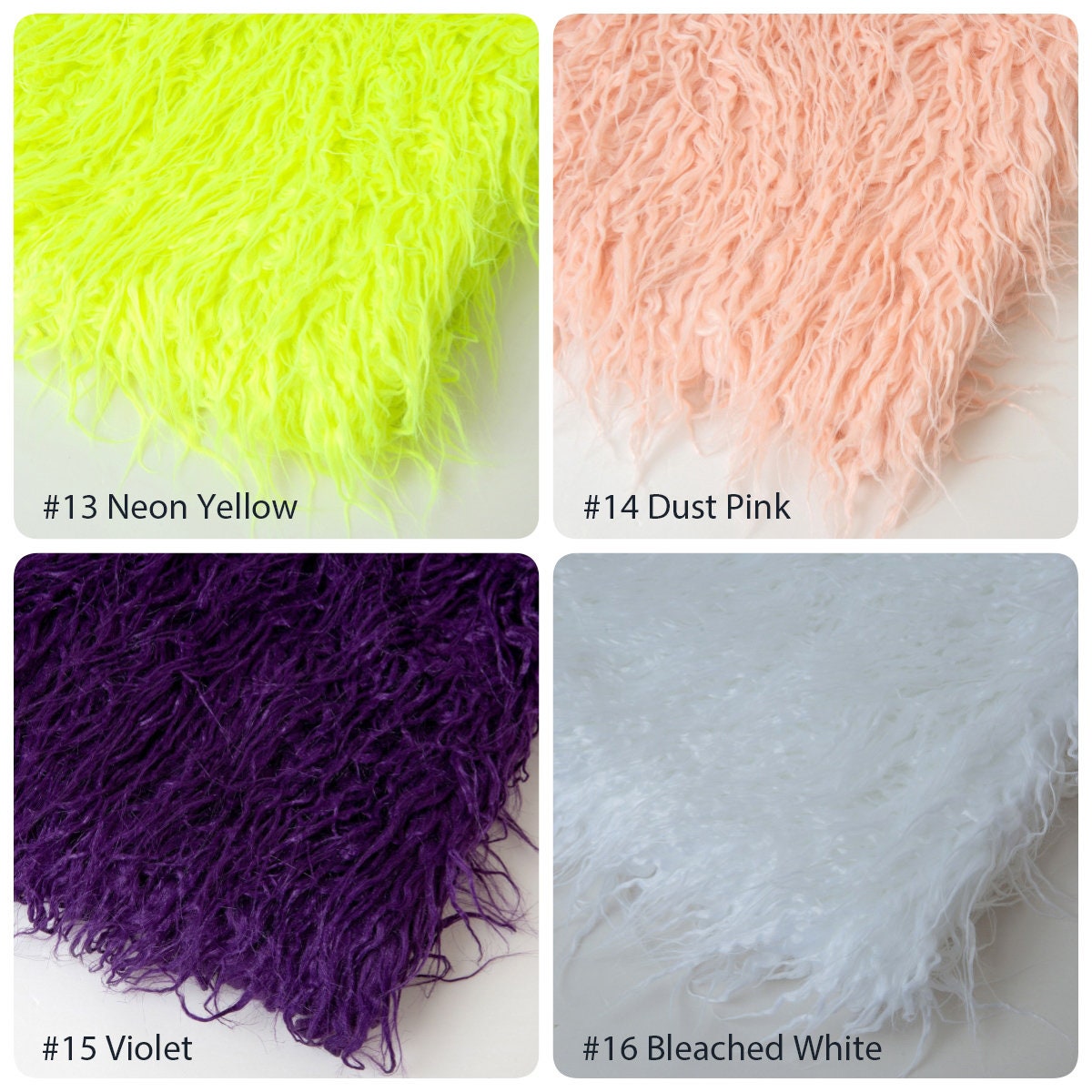 Mongolian Faux Fur Fabric, Long Pile Lamb Mongolian Fabric for Fur Coat ...
