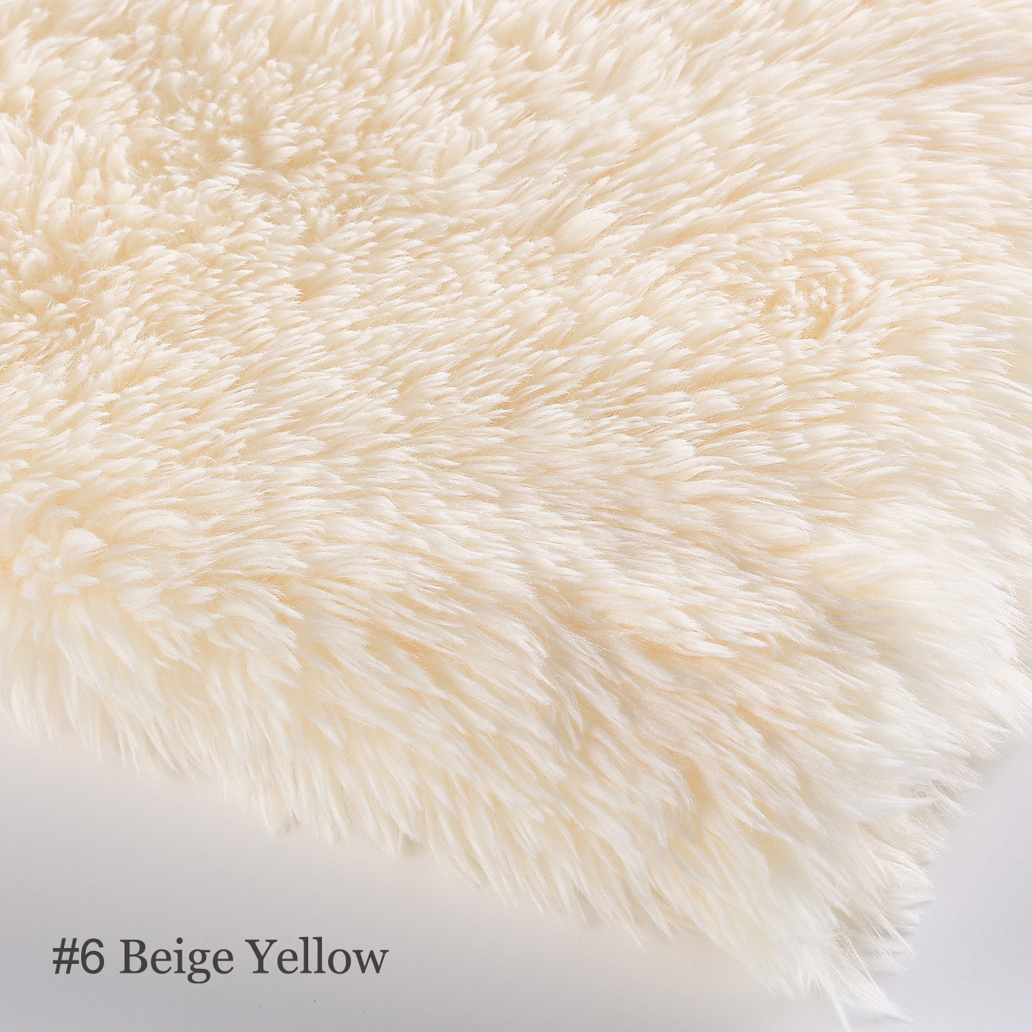 Long Pile Shaggy Faux Fur Fabric Solid Fake Fur for Plush - Etsy