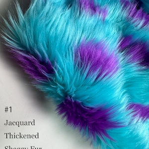 Faux Fur Fabric,colorful Super Long Pile Shaggy Fur,fun Fur for DIY ...