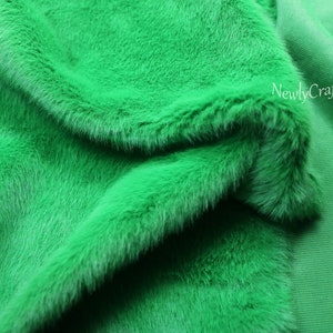 Faux Fur Fabric, Green Faux Minky Fur,ultra Soft Furry Fursuit Material ...