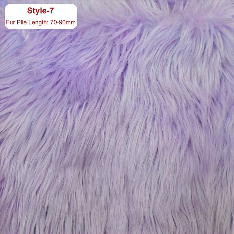 Luxury Extra Soft Rabbit Fur, Macaron Fox Fur Fabric,pastel Rainbow ...