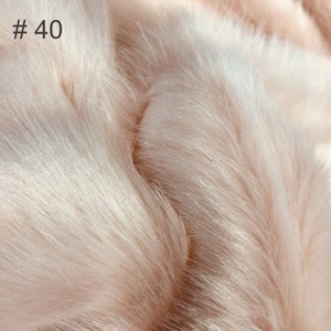 Teal Green Faux Fox Fur,fuzzy Faux Fur Fabric,colorful Fun Fur for DIY ...