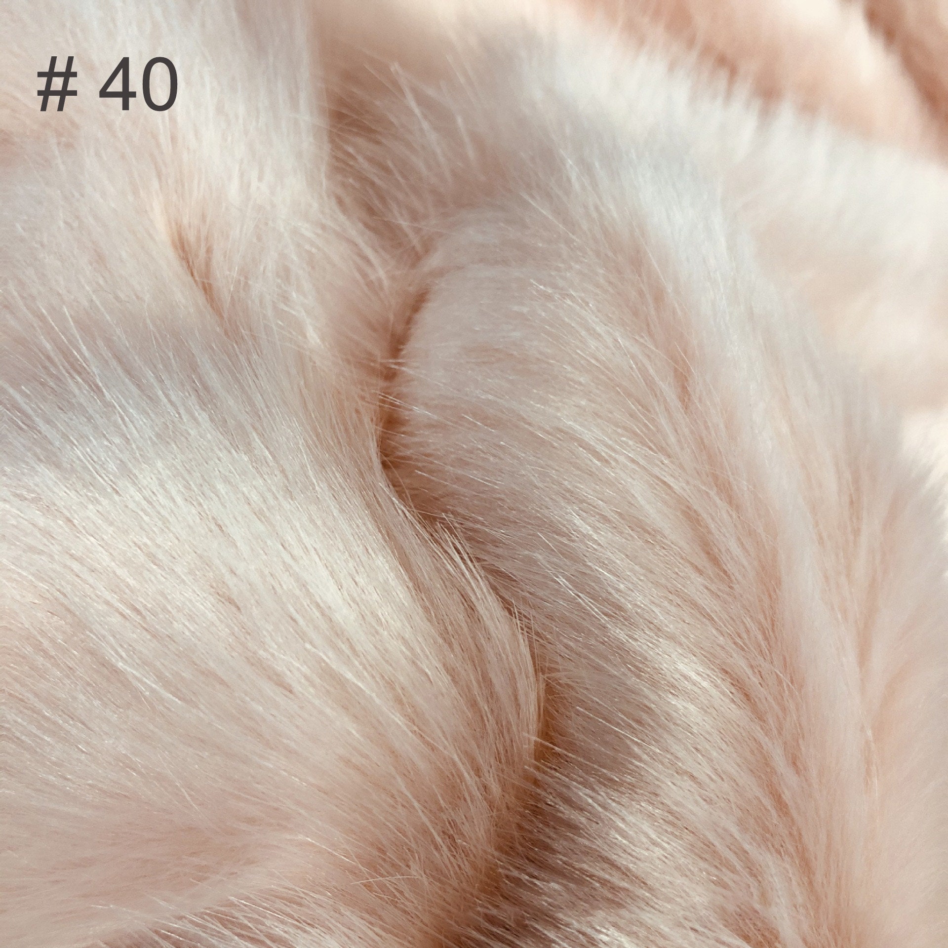 Fuzzy Faux Fur Fabric, Blue Faux Fox Fur,solid Color Fun Fur for DIY ...