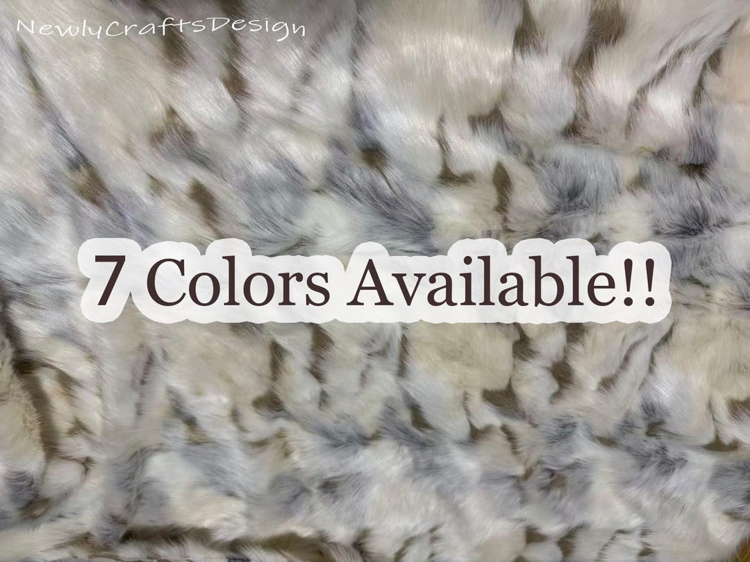Faux Fake Fur Material,colorful Fox Fur Fabric for Fursuit Cosplay ...