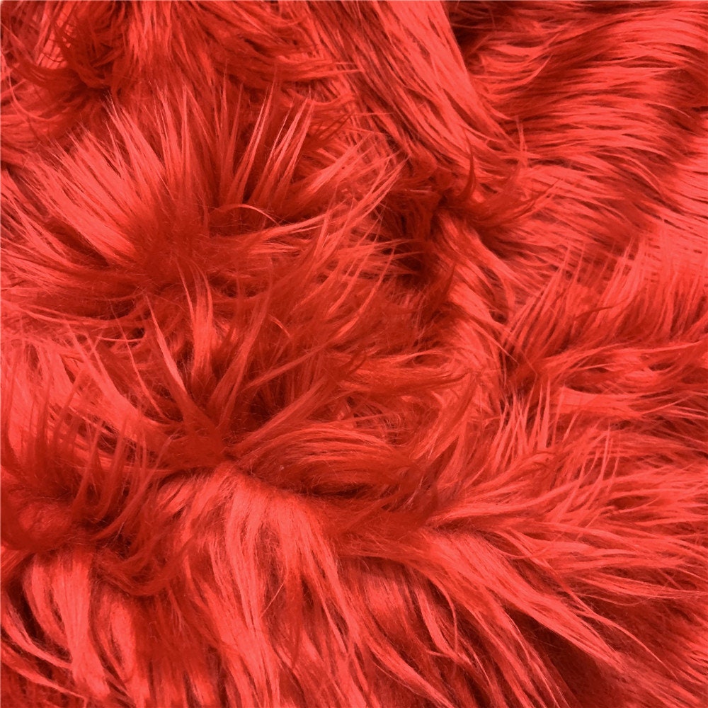 Solid Faux Fur Fabric,super Long Pile Fur,furry Shaggy Fur for Fursuit ...