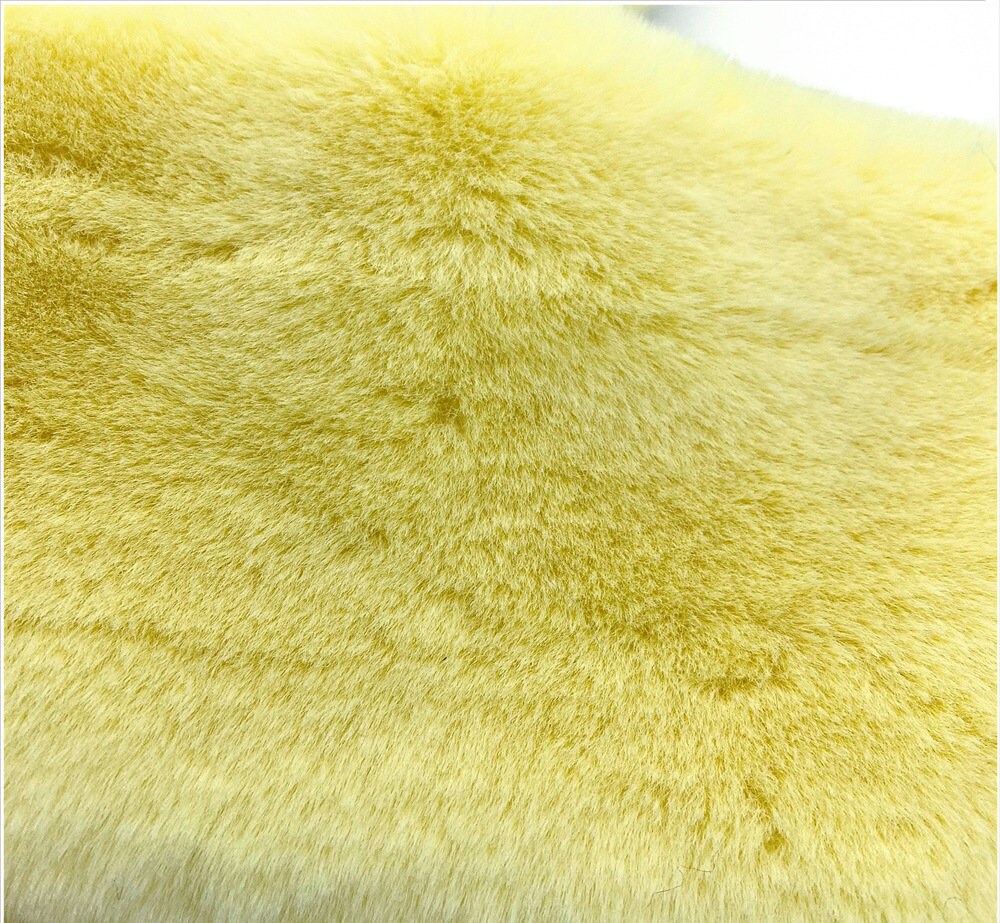 Fuzzy Faux Fur Fabriclime Green Rabbit Furfun Fur for DIY - Etsy