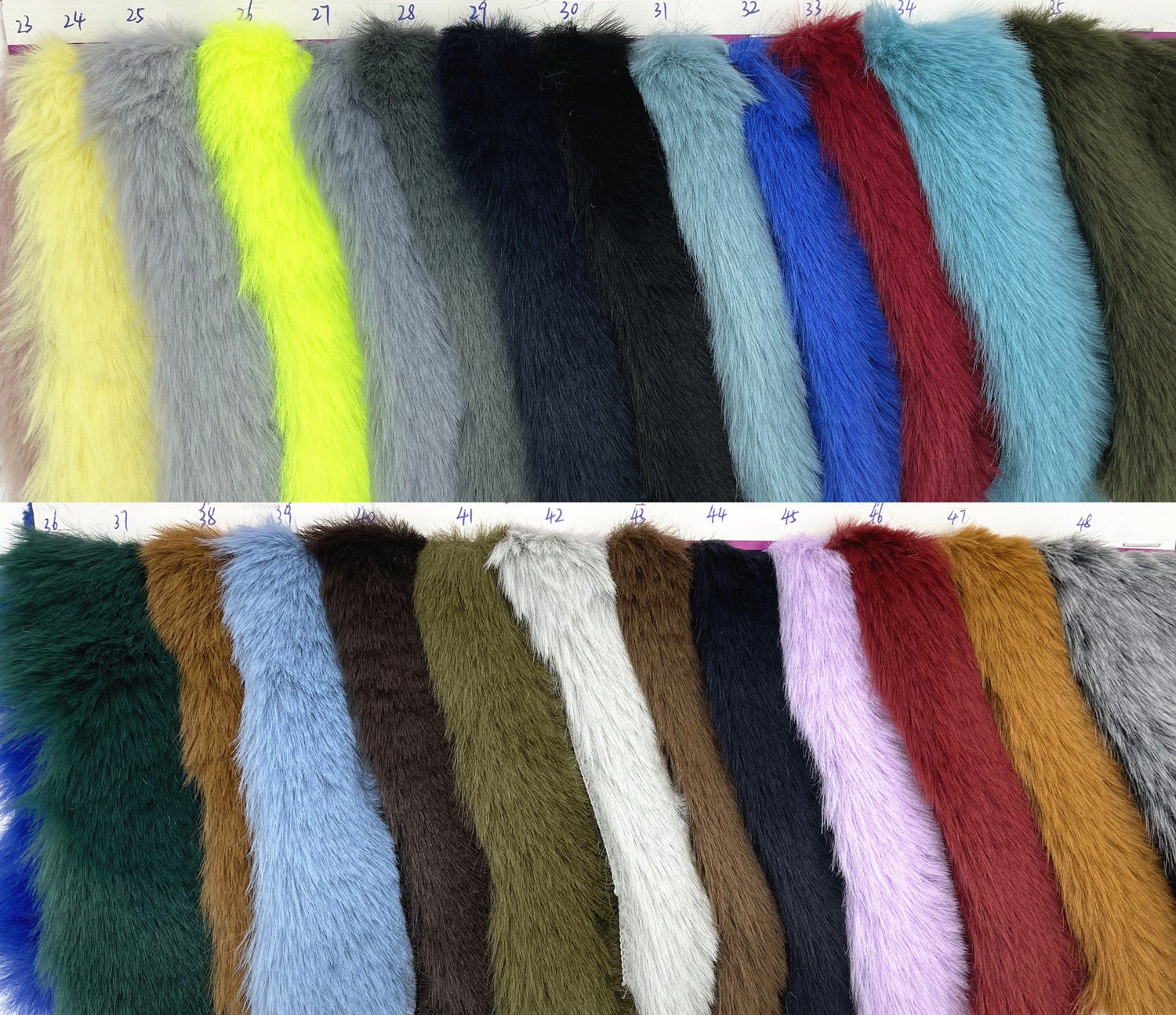 Fuzzy Faux Fur Fabriclime Green Rabbit Furfun Fur for DIY - Etsy