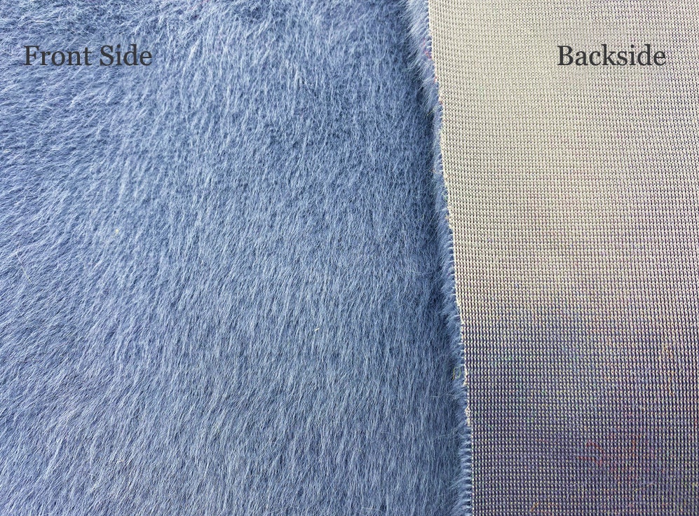 Faux Minky Fur,royal Blue Faux Fur Fabric,ultra Soft Furry Fursuit ...
