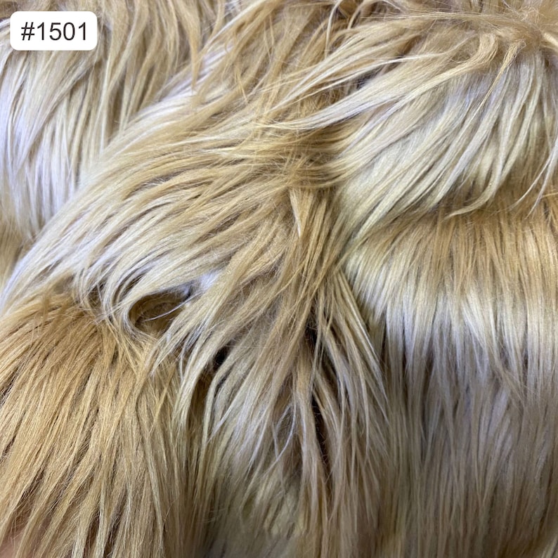 Colorful Faux Fur Fabric,super Long Pile Shaggy Furs,cosplay Costumes ...