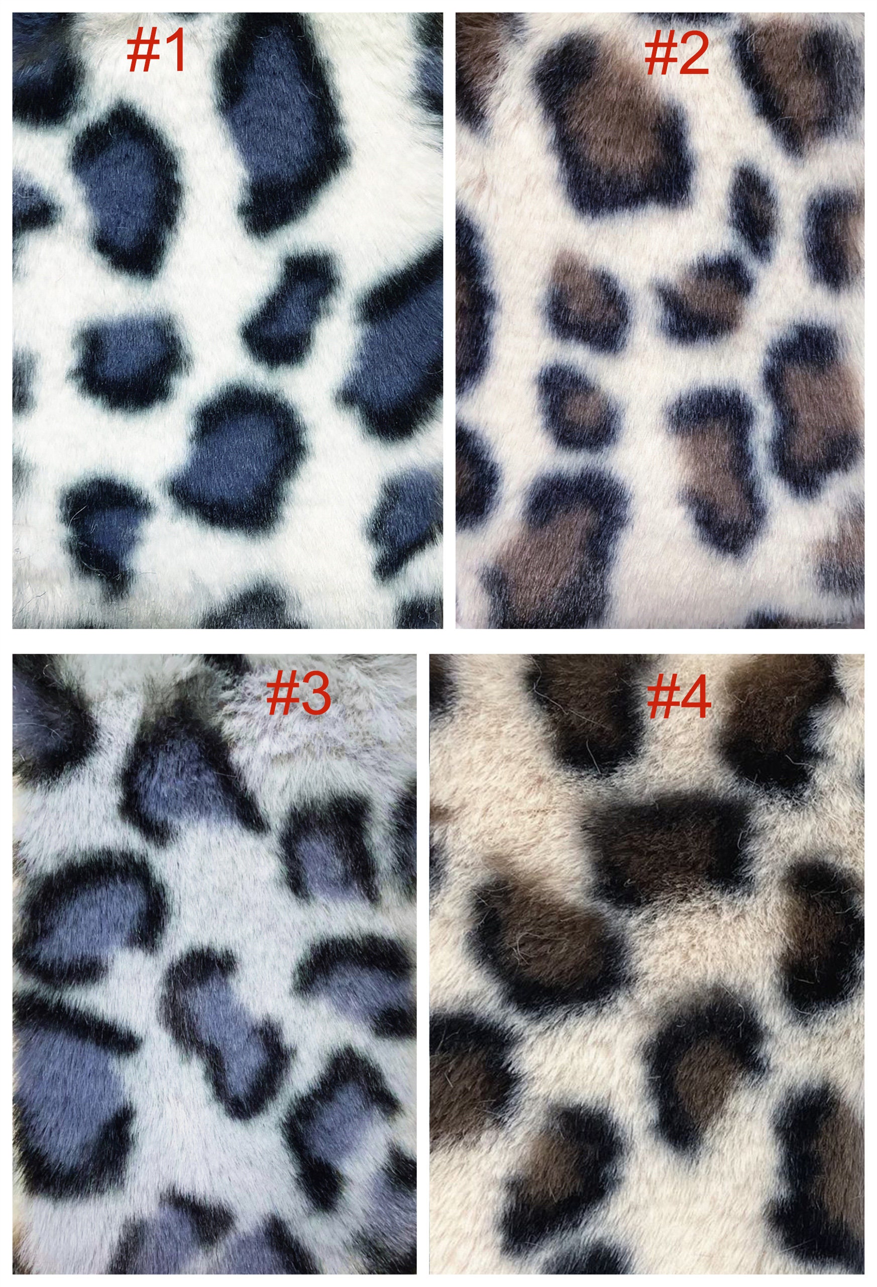 Leopard Print Rabbit Fur Fabric,zebra Tiger Printed Faux Fur for Down ...
