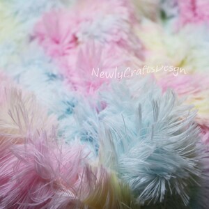 Rainbow Minky Fur Fabric Furry Shaggy Faux Craft Fur,upholstery Soft ...