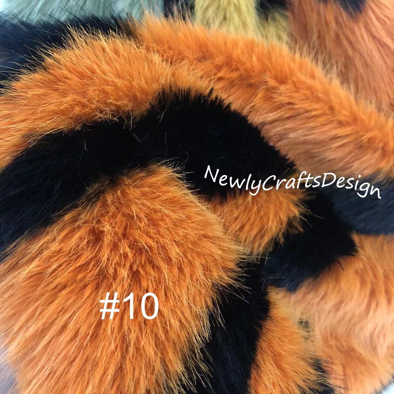 Tiger Print Faux Fur Fabric,zebra Fox Fake Fur for Fursuit Paws ...