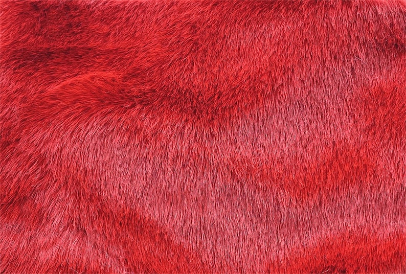 Orange Faux Fur Fabric, Faux Minky Fur,furry Fursuit Material,faux Rex ...