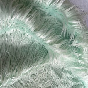 Solid Long Pile Shaggy Faux Fur Fabric,furry Fake Fur Fabric for ...