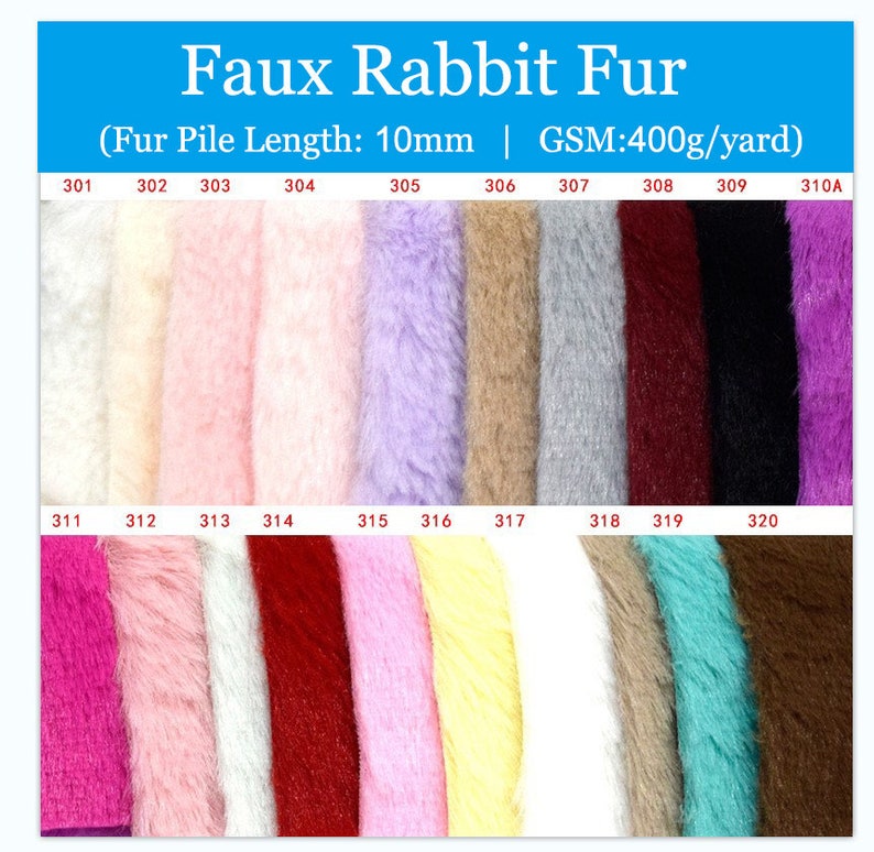 Green Fuzzy Faux Fur Fabric,colorful Rabbit Fur,fun Fur for Dolls ...