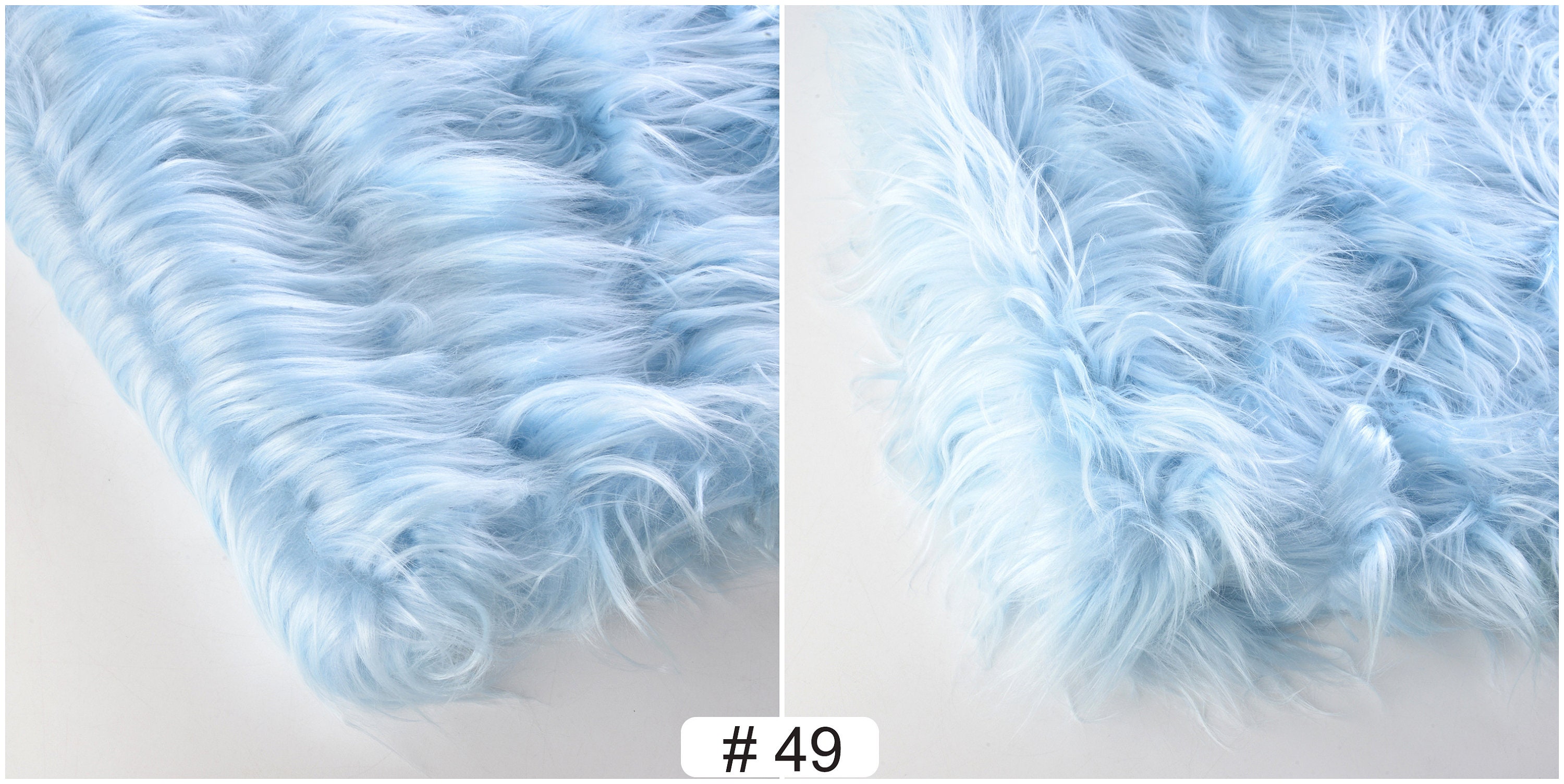 Multicolored Faux Fur Fabric,super Long Pile Shaggy Furs,luxury Doll ...