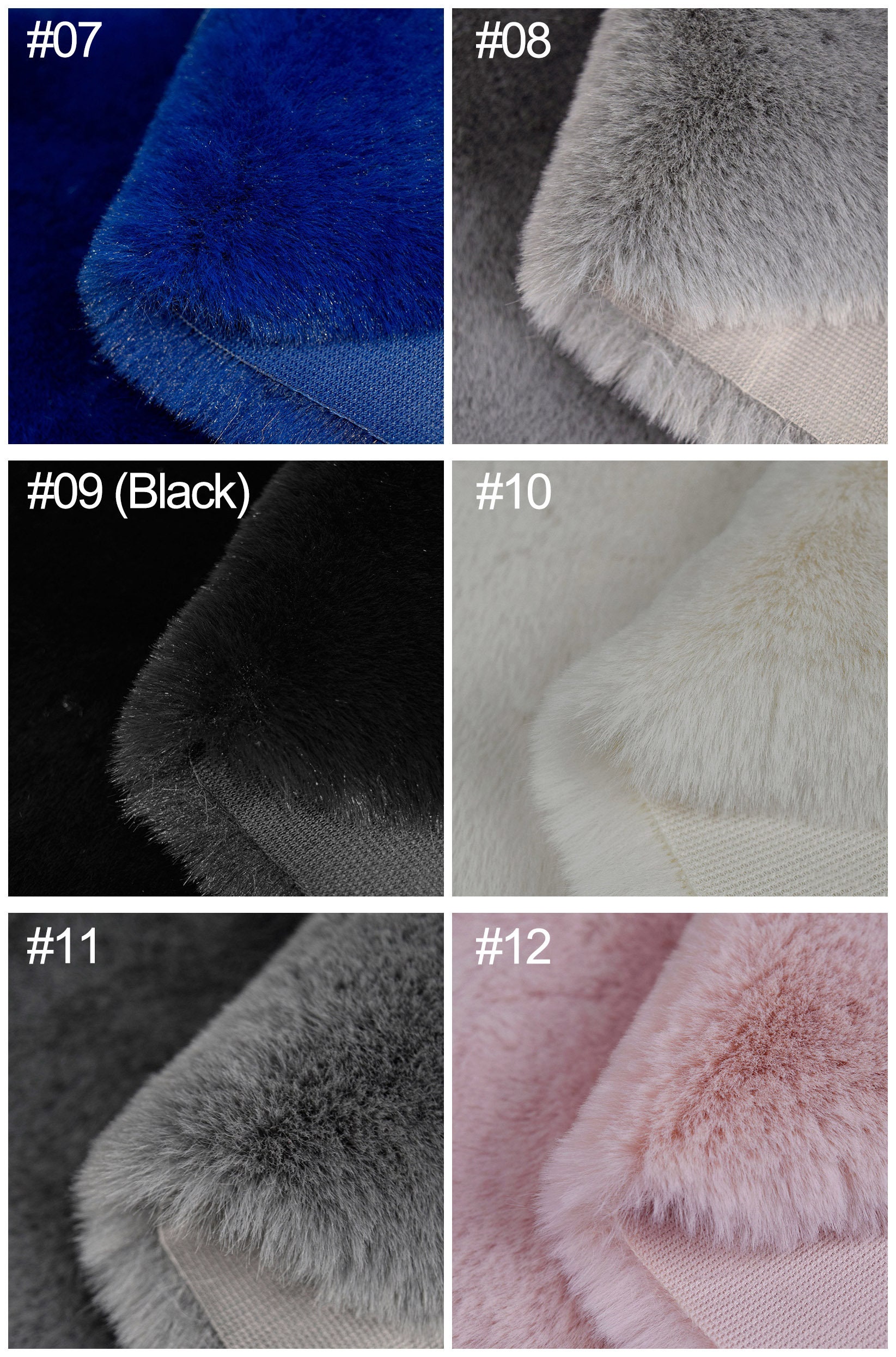 Fluffy Faux Fur Fabric, Coffee Brown Rabbit Fur, Colorful Fun Fur for ...