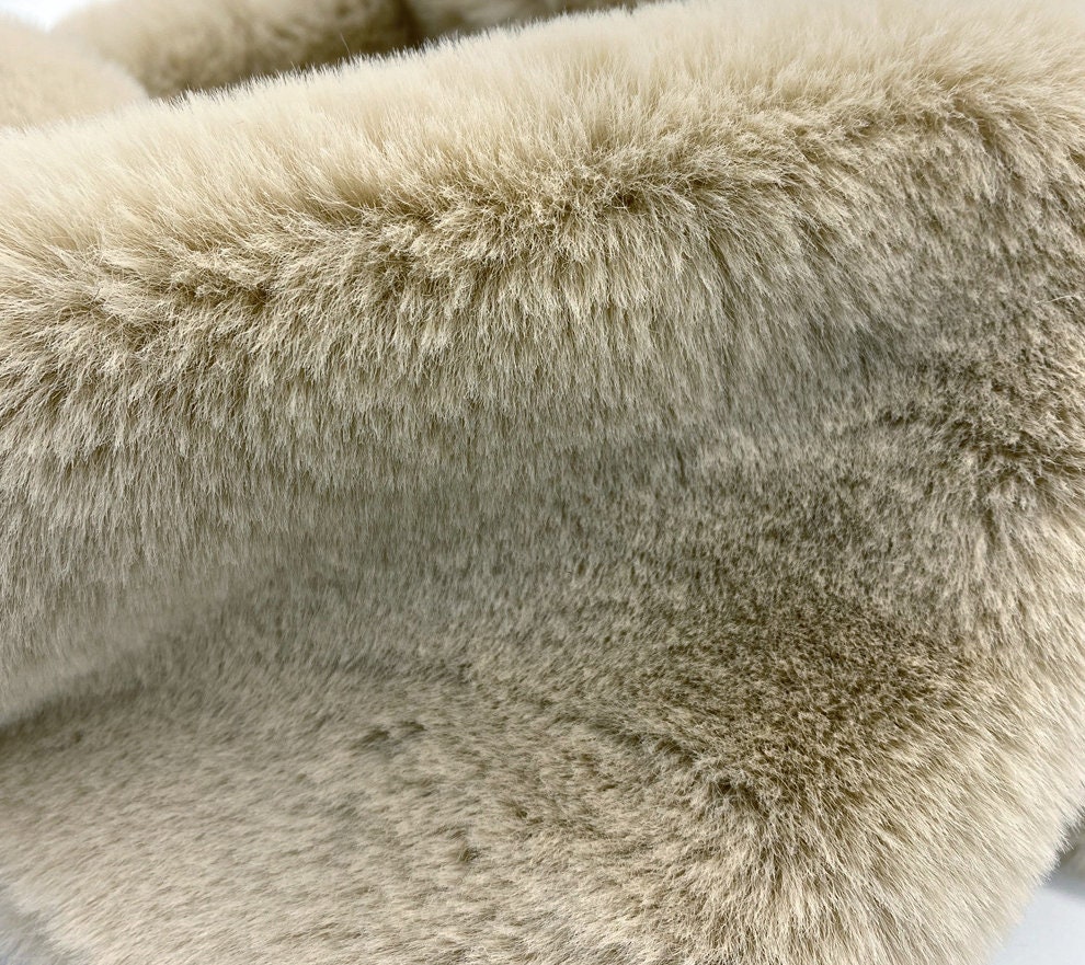 Fuzzy Faux Fur Fabriclime Green Rabbit Furfun Fur for DIY - Etsy