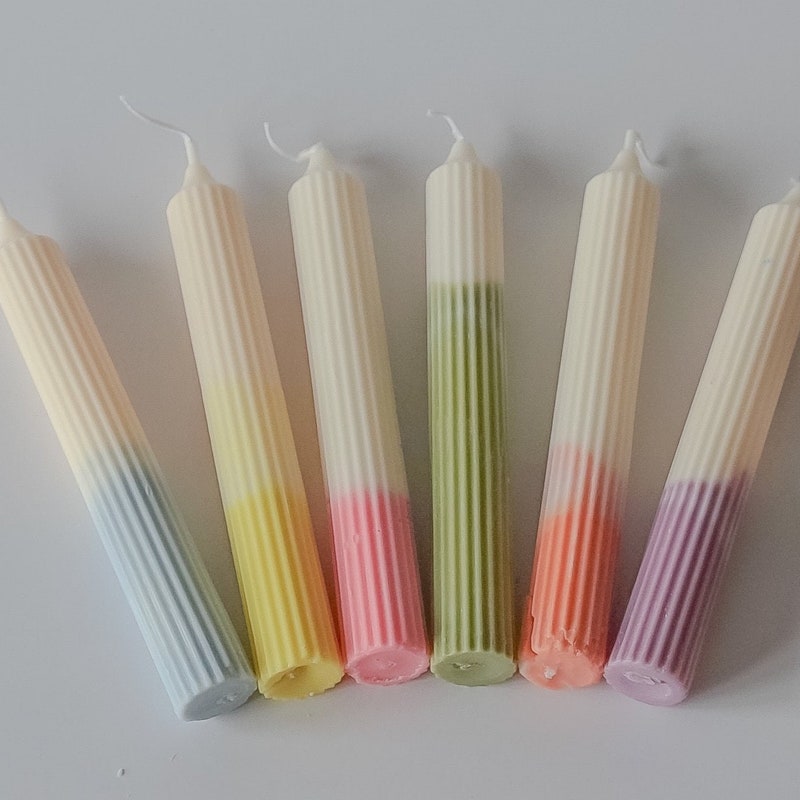 Colorful Candles - Etsy