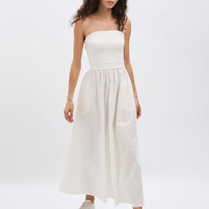 Strapless Dress Pdf Sewing Pattern for Women | Sizes 50 / 52 / 54 (RU ...