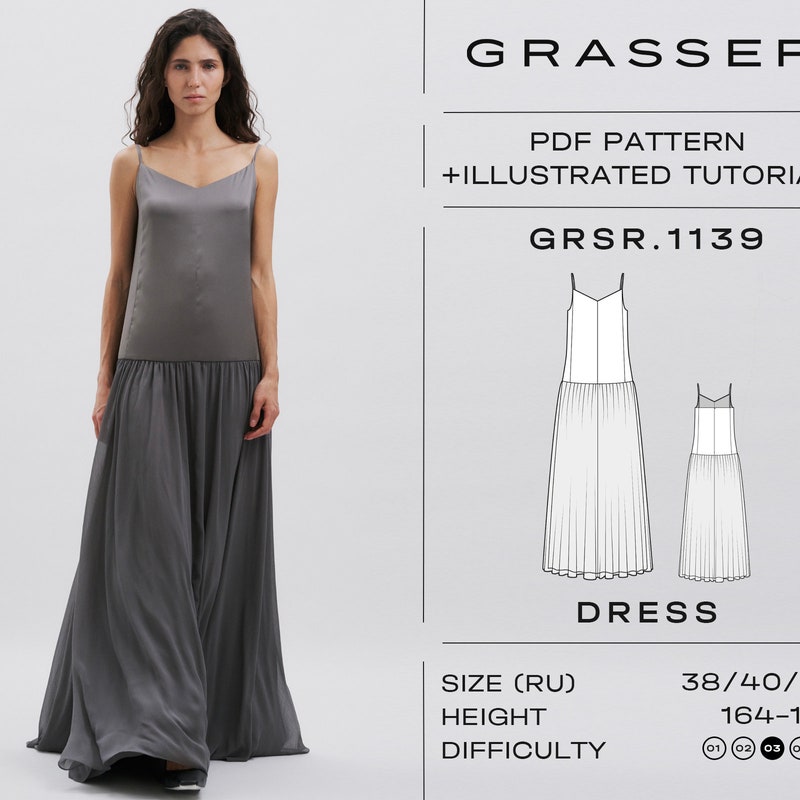 Panel Dress Pattern - Etsy