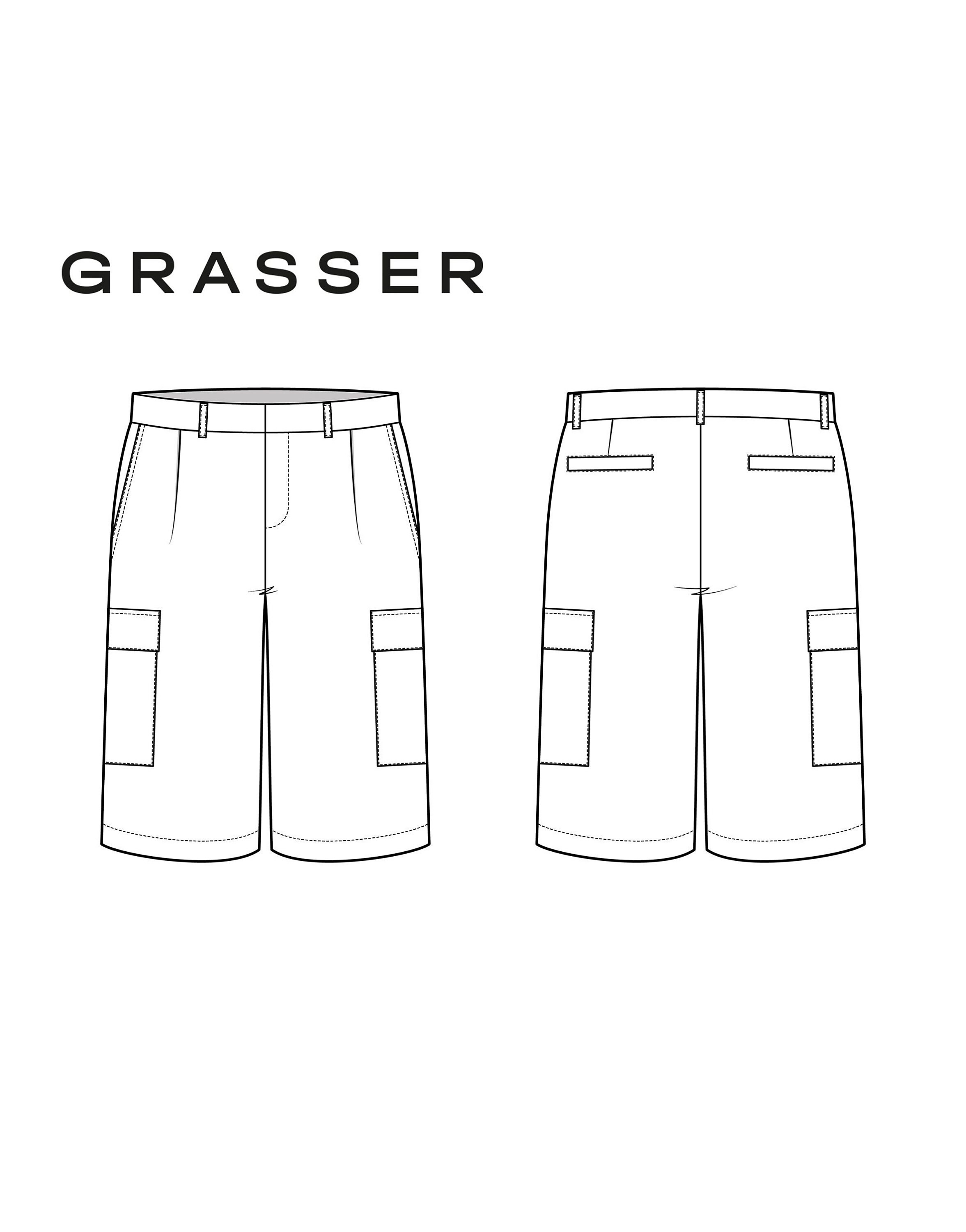 Cargo Shorts Pdf Sewing Pattern for Men Sizes 56 / 58 / 60 - Etsy UK