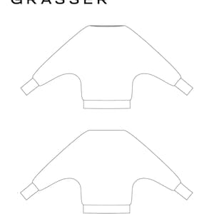 Jumper Pdf Sewing Pattern With Tutorial | Beginner Friendly | Sizes 42 ...