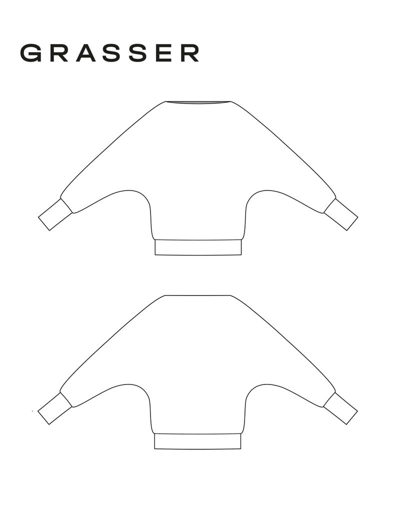 Jumper Pdf Sewing Pattern With Tutorial | Beginner Friendly | Sizes 42 ...