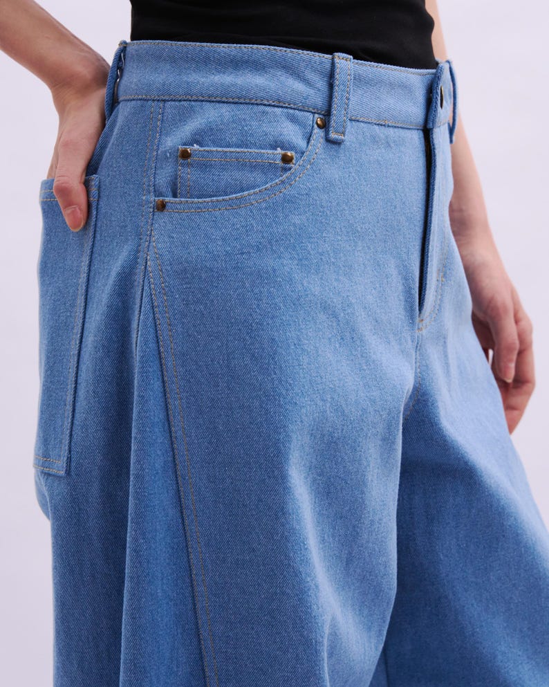 Balloon Jeans Sewing Pattern PDF | Barrel Pants DIY | Women's Trousers ...