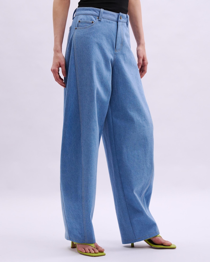 Balloon Jeans Sewing Pattern PDF | Barrel Pants DIY | Women's Trousers ...