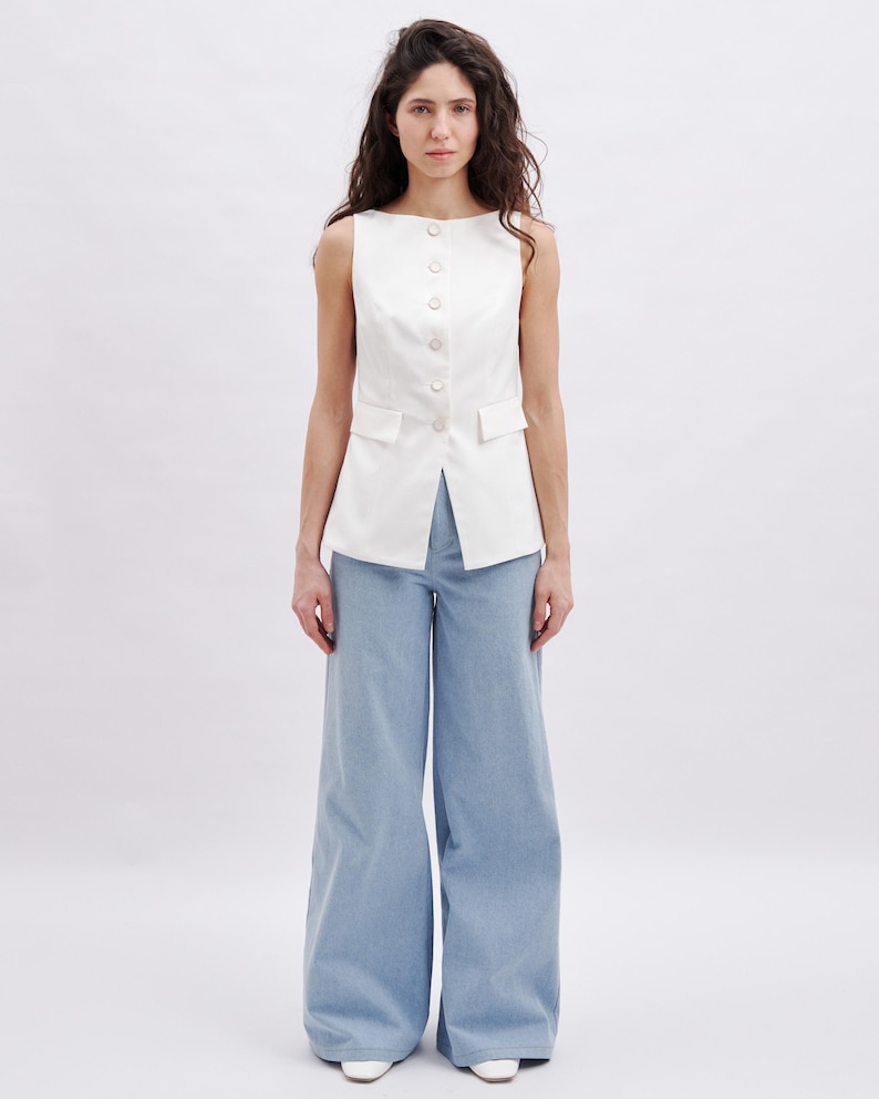 Flared Jeans Sewing Pattern PDF | Bell Bottom Pants DIY | Sizes 46 / 48 ...