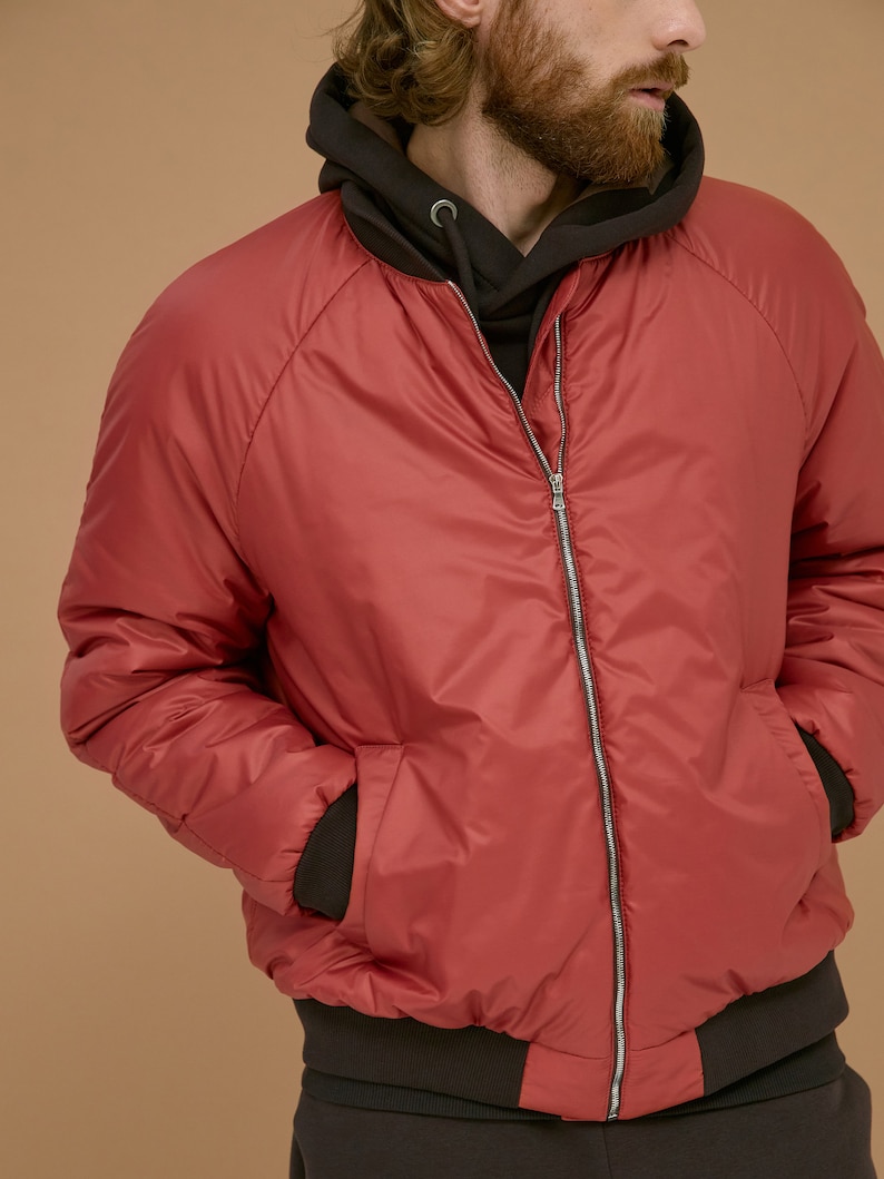 Men's Bomber Jacket Pdf Sewing Pattern | Sizes 44 / 46 / 48 (RU ...