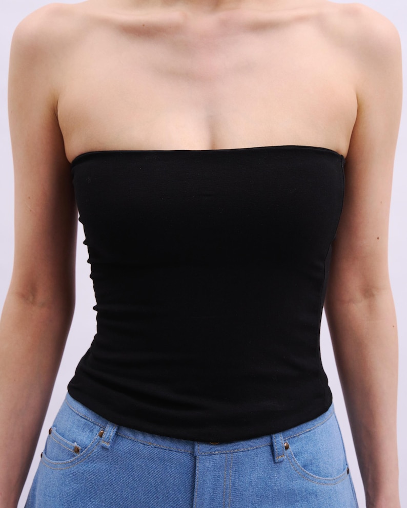Bandeau Top Sewing Pattern PDF | Strapless Top DIY | Beginner-friendly ...