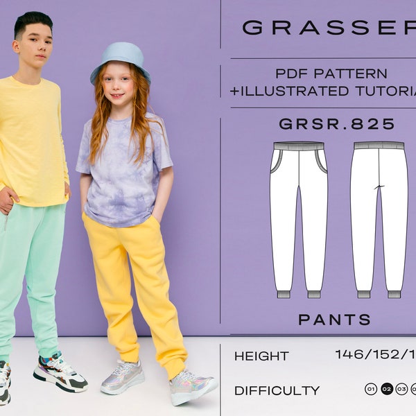 Girls Pants Pattern - Etsy