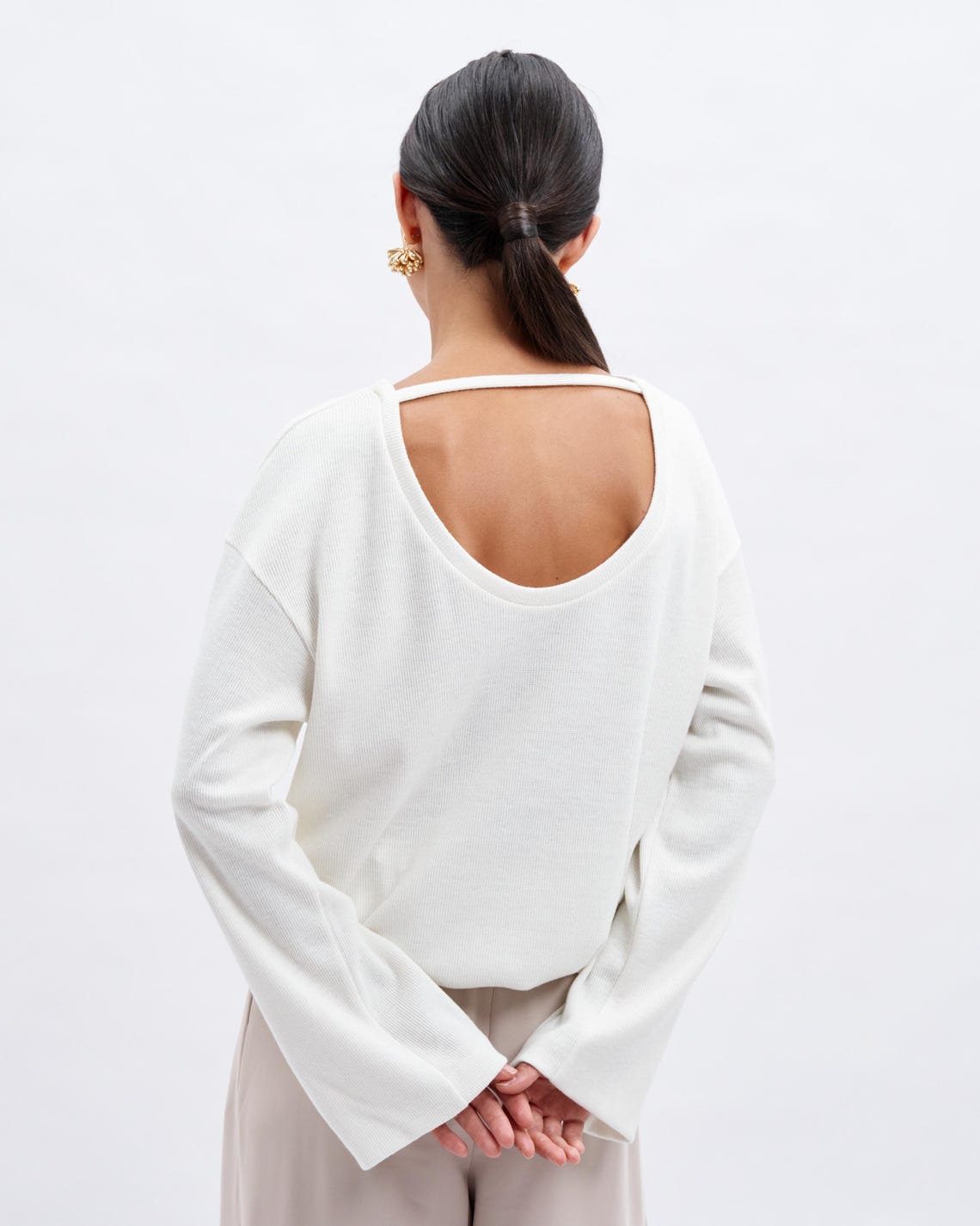 Open Back Jumper Sewing Pattern PDF – Loose Pullover DIY – Digital ...