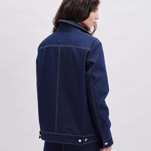 Denim Jacket PDF Sewing Pattern for Women | Sizes 50 / 52 / 54 (RU ...