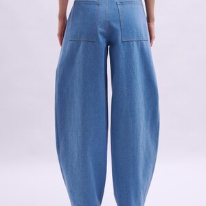 Balloon Jeans Sewing Pattern PDF | Barrel Pants DIY | Women's Trousers ...