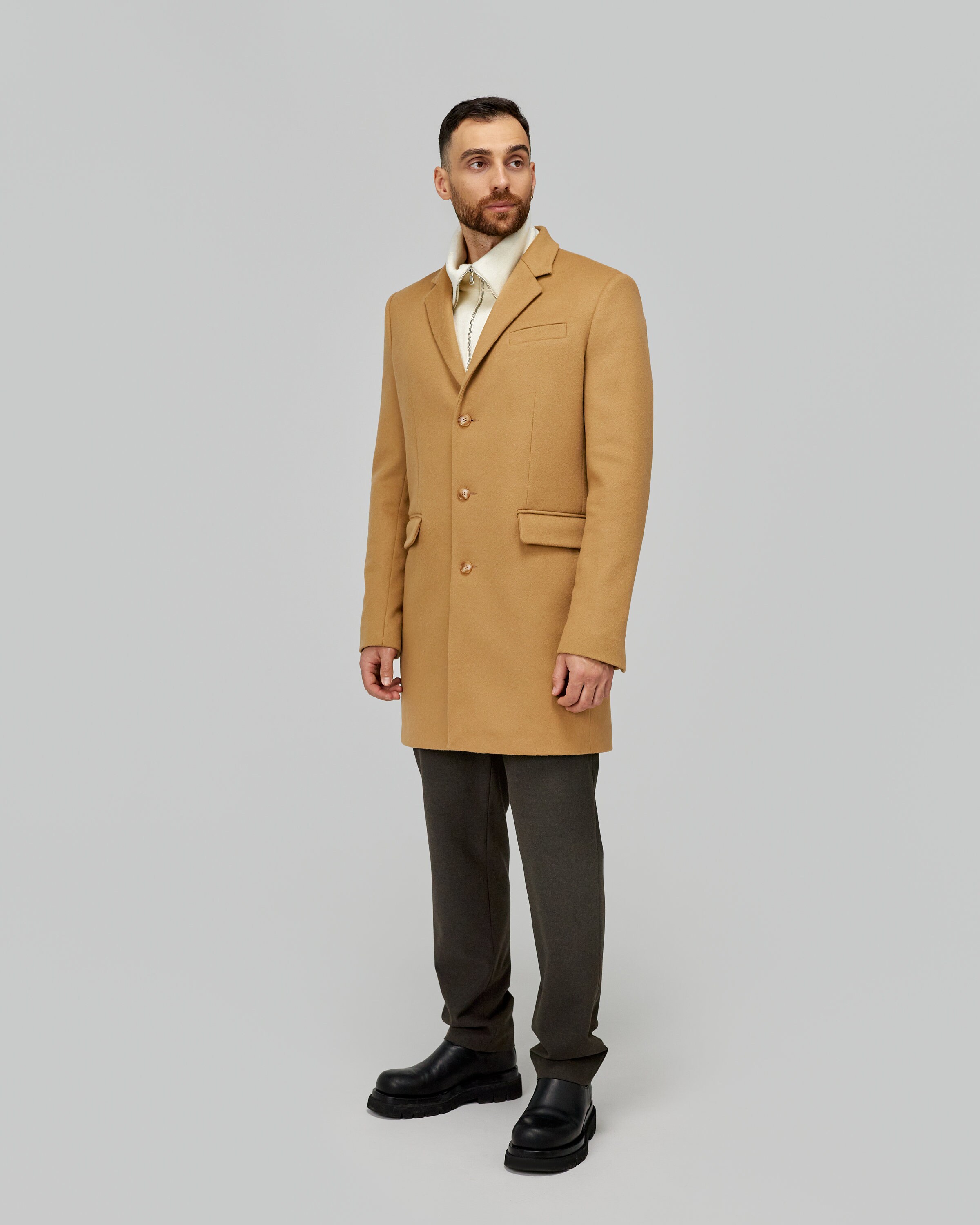 Men's Single-breasted Coat PDF Sewing Pattern | Sizes 52 / 54 / 56 (RU ...