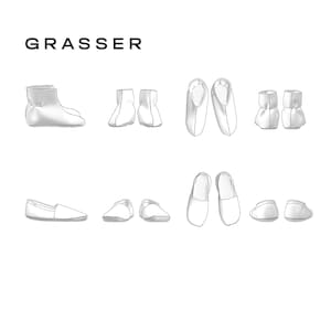 Slippers Pdf Sewing Pattern Sizes 33 / 34 / 35 | Model No.989 - Etsy