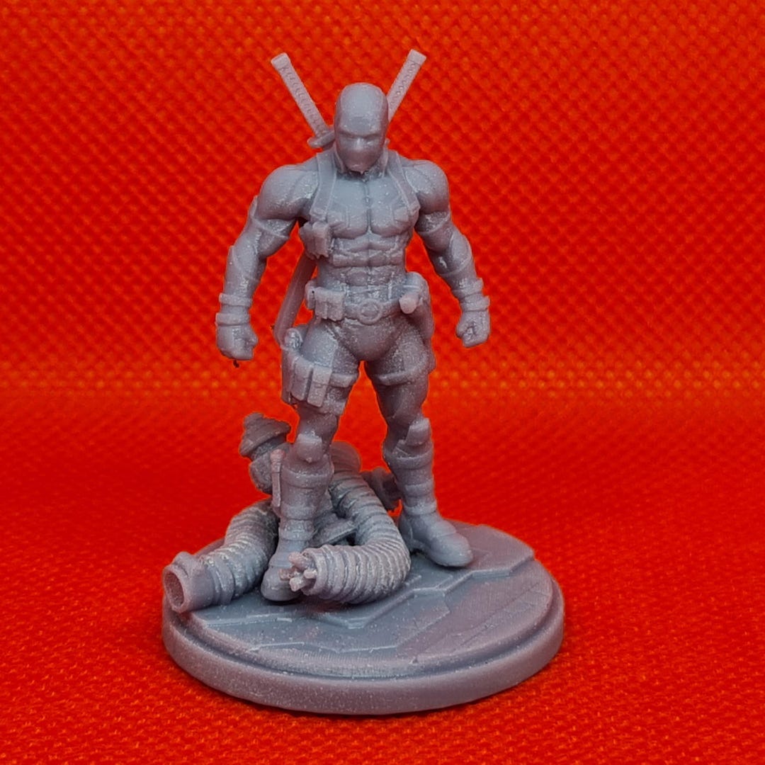 Deadpool 40mm Scale Resin Miniature MCP Super Hero Wargame Tabletop ...