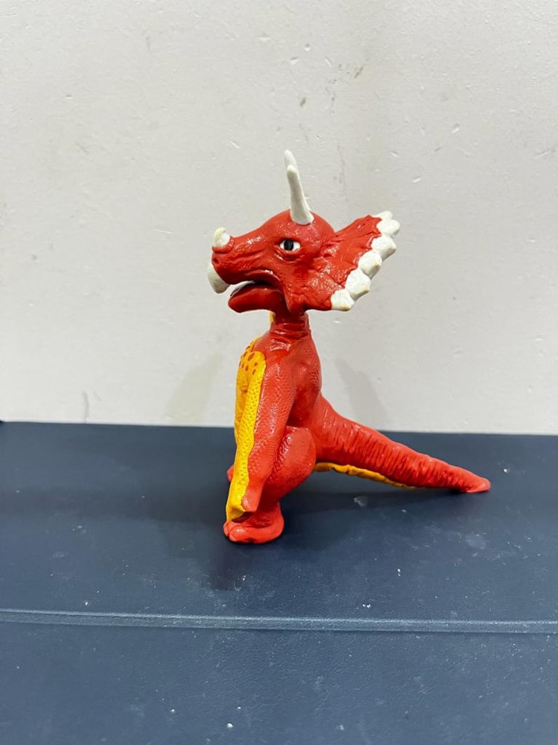 The Pee Wee Herman Show dinosaur Family Clay Art - Etsy