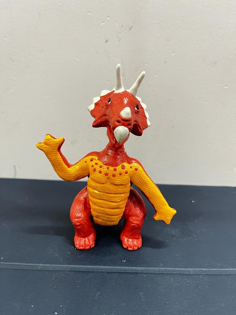 The Pee Wee Herman Show dinosaur Family Clay Art - Etsy