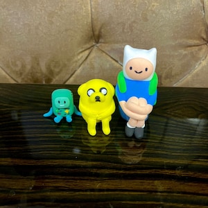 Finn , Jake and BMO Made With Clay Adventure Time - Etsy