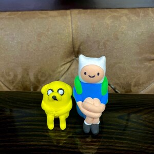 Finn , Jake and BMO Made With Clay Adventure Time - Etsy