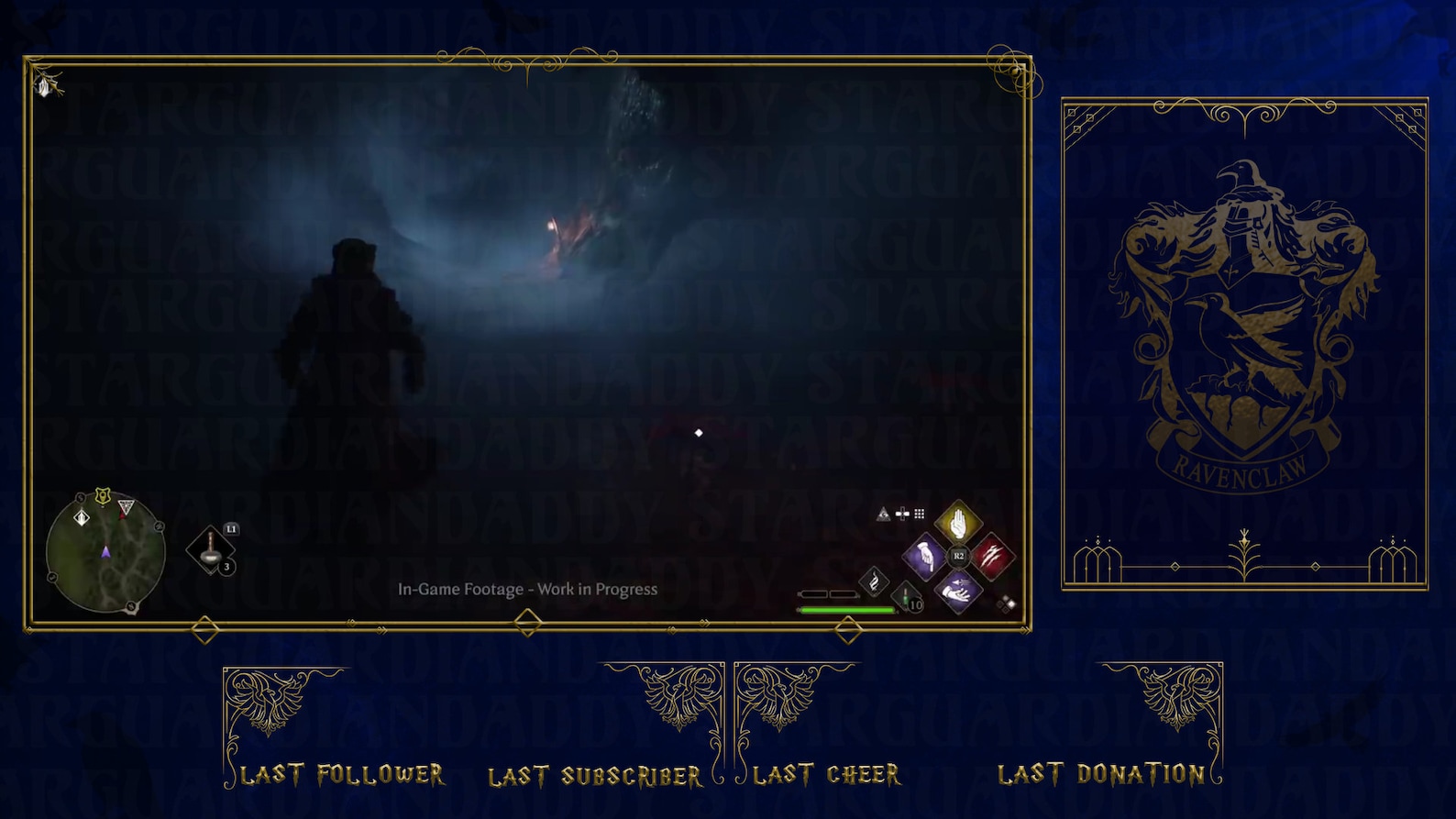 Ravenclaw Themed Stream Overlay - Hogwarts Legacy - Harry P Layout ...